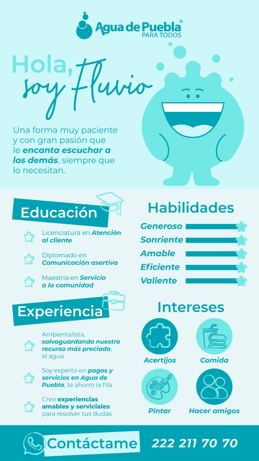 Agua de Puebla lanza “Fluvio”, el nuevo asistente virtual para consulta de saldo y pago en línea ...